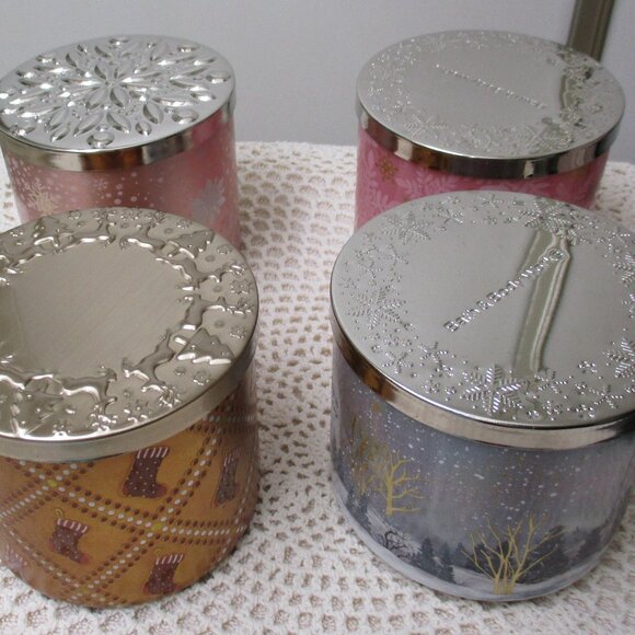 Bath & Body Works | Other | Bath Body Empty Glass Jars | Poshmark
